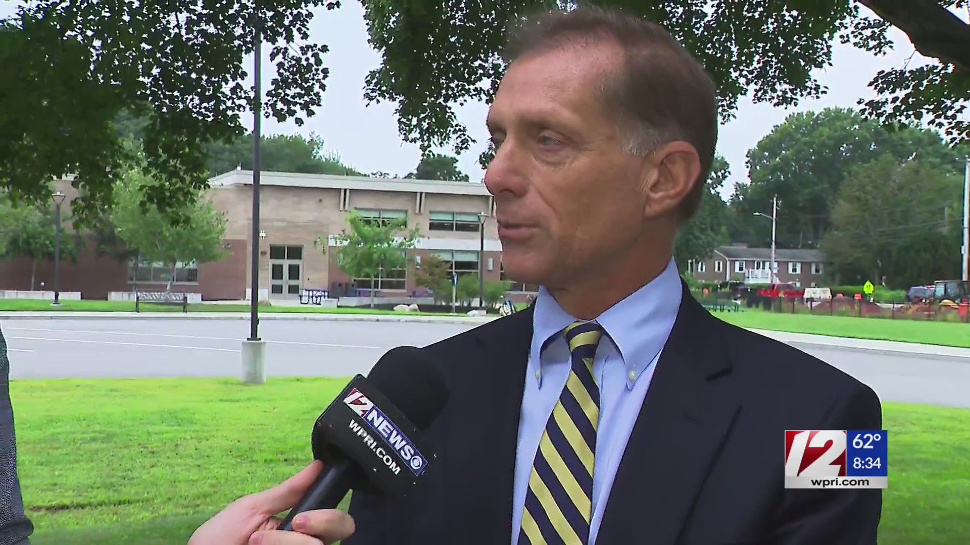 Barrington Superintendent Michael Messore ahead of the first day of ...