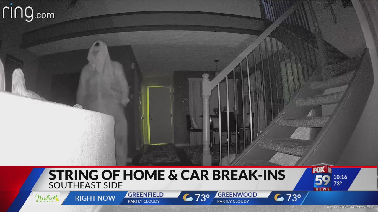 Security cam captures thief using WD-40 to sneak into, ransack SE Indy ...