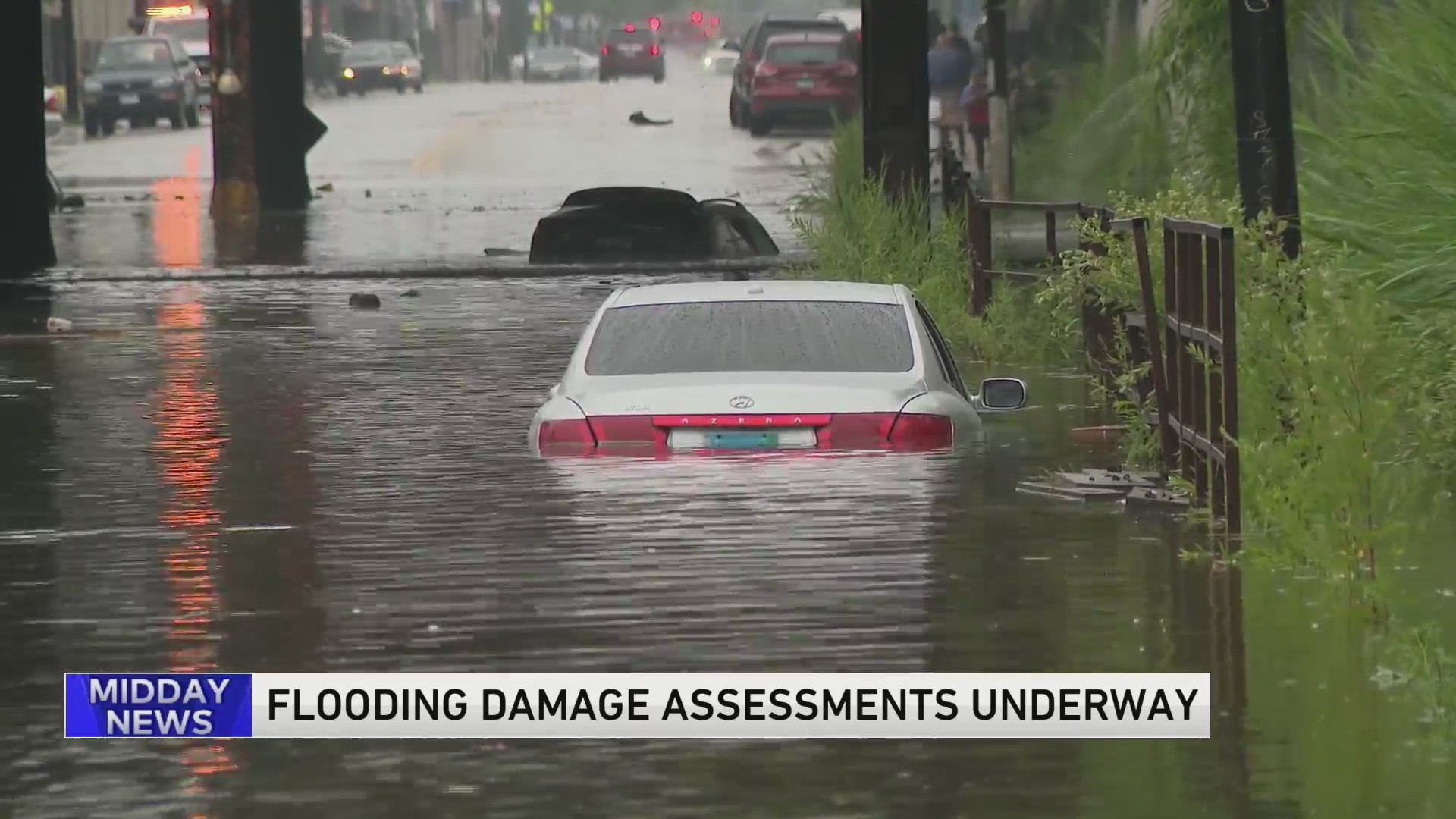 Flooding damage assessments underway in western suburbs – WGN-TV