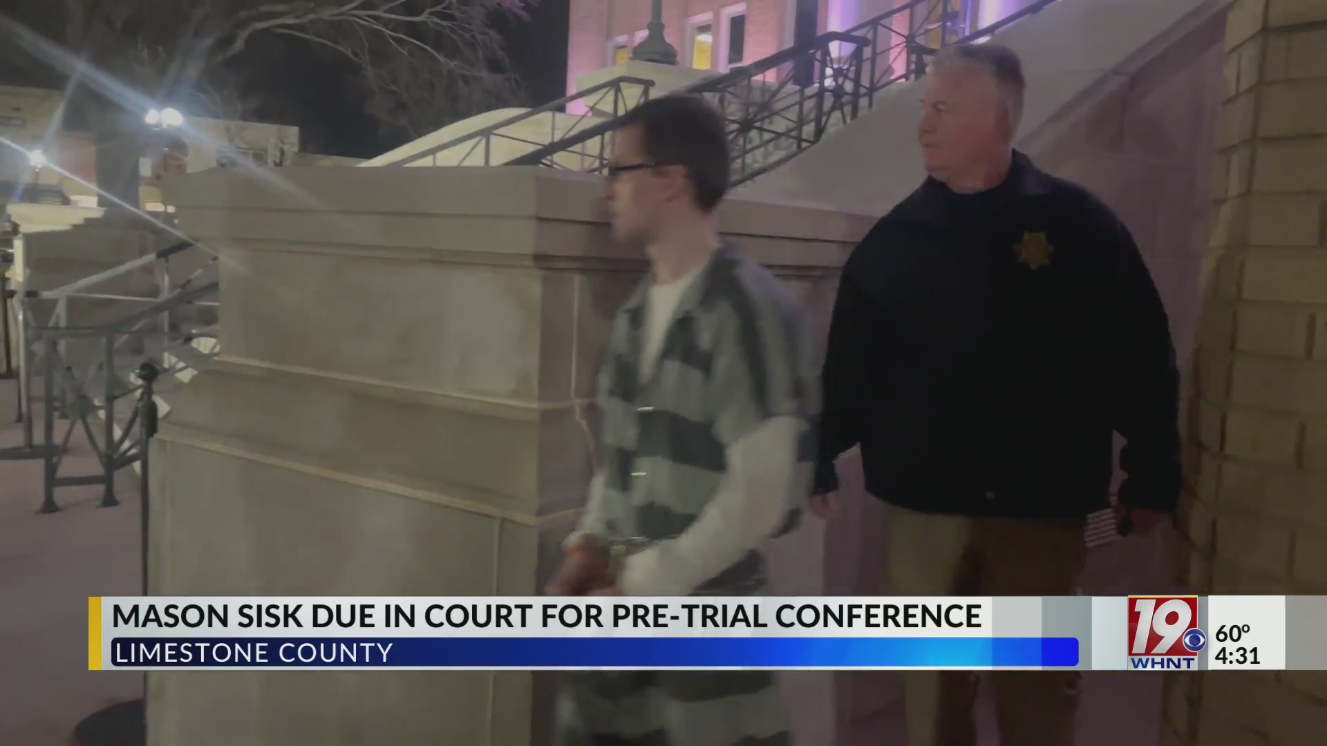 Mason Sisk Due in Court for Pre-Trial Conference (4:30 p.m., January 30 ...