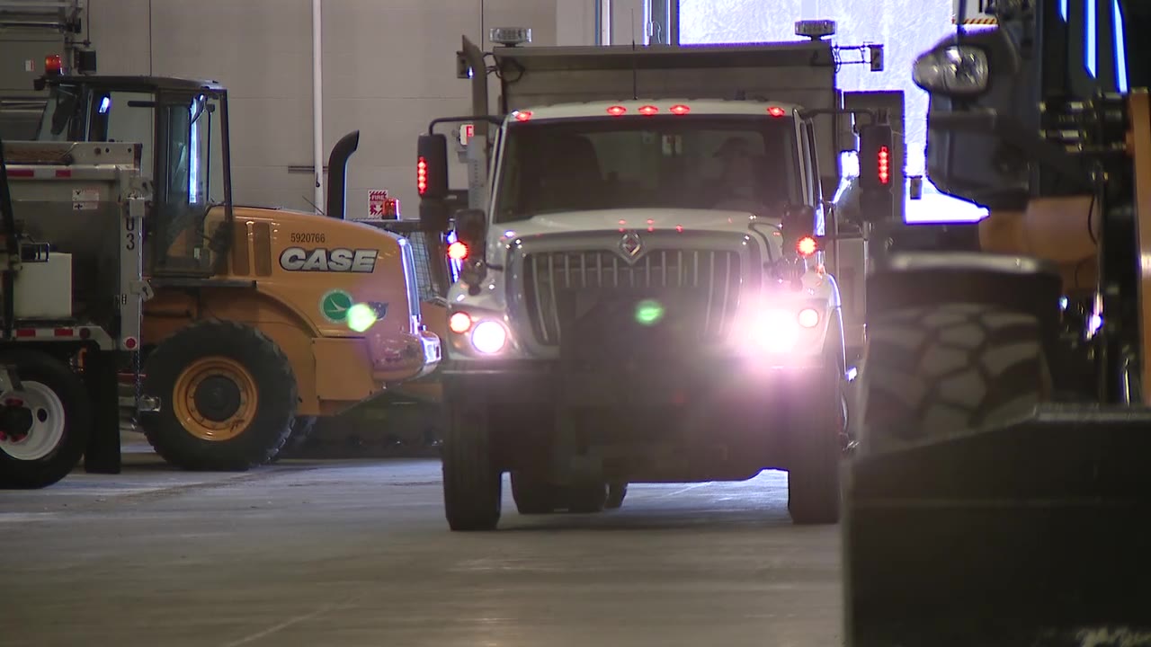 ODOT trucks prepare ahead of NE Ohio’s first significant snow of the ...