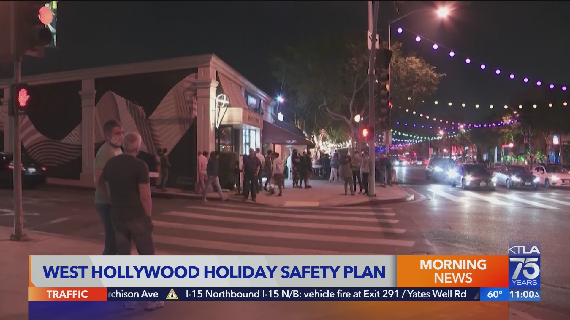 West Hollywood devises holiday safety plan – KTLA