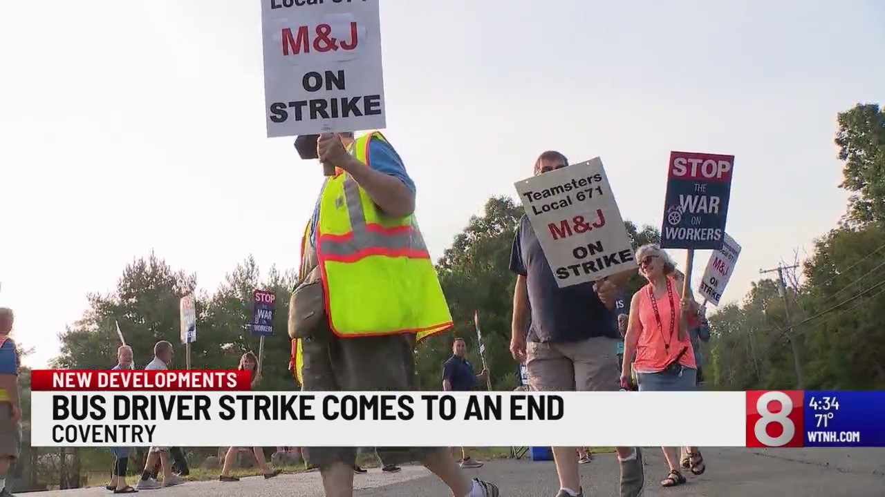 School bus driver strike ends in Coventry – WTNH.com