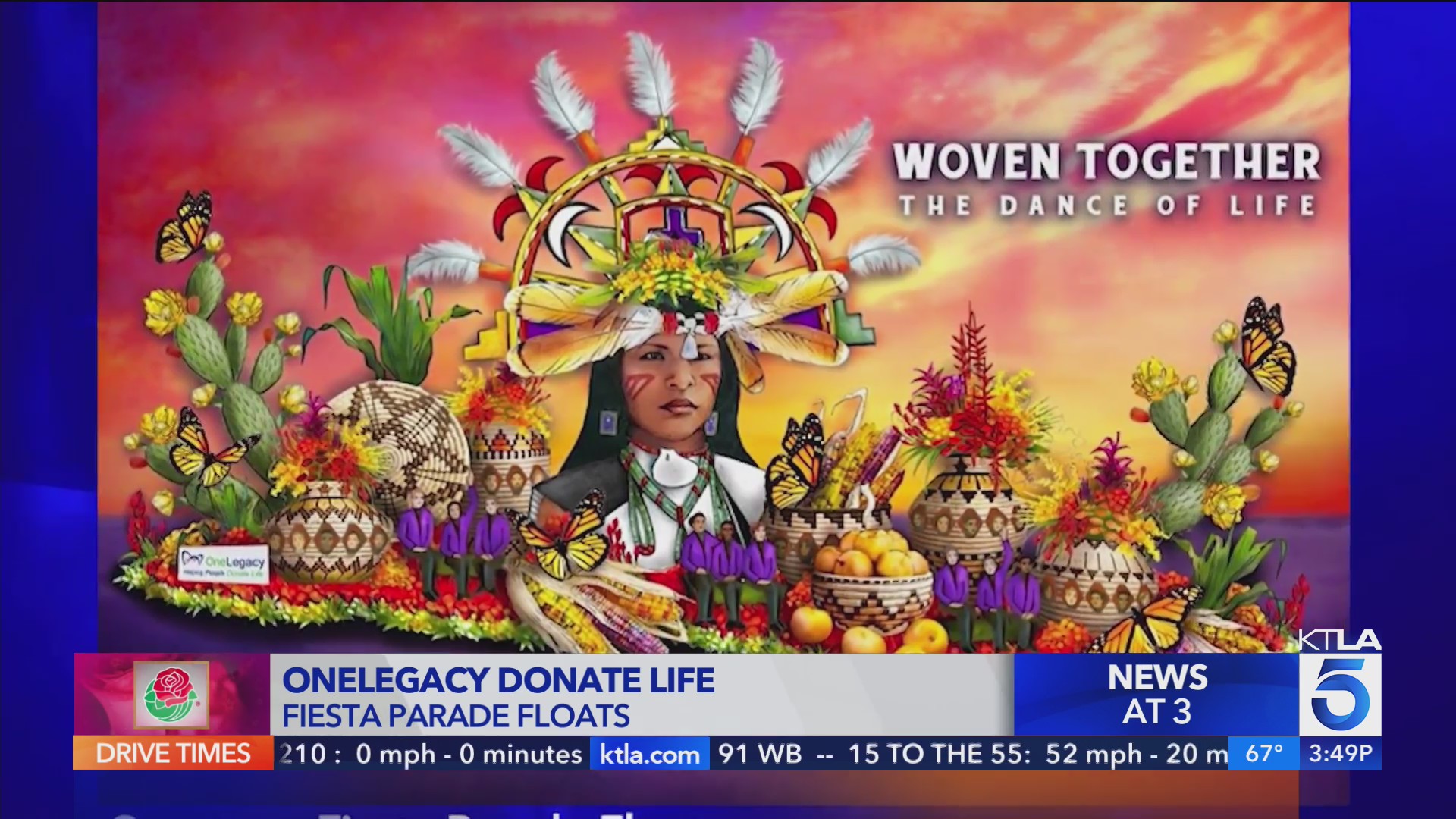One Legacy Donate Life Rose Parade Float 2024 – KTLA