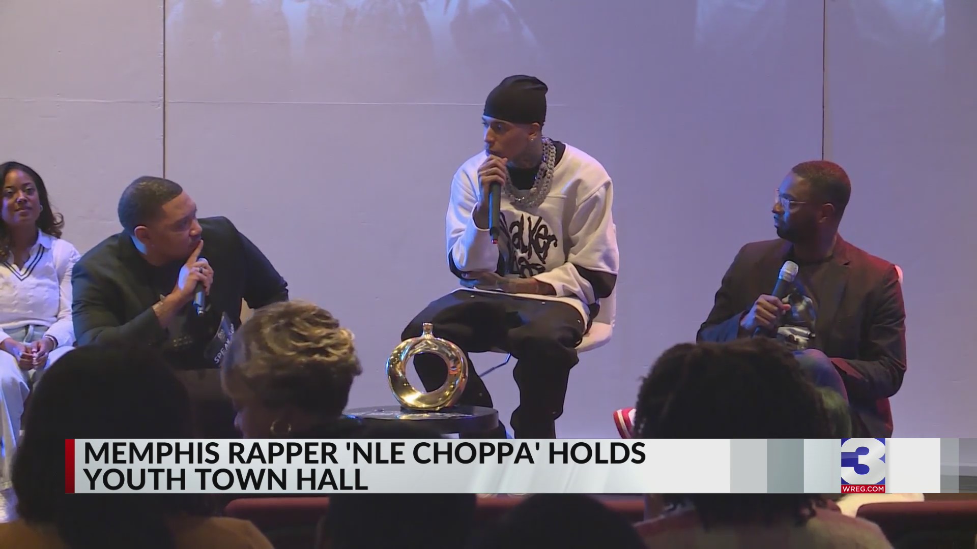Rapper NLE Choppa holds Youth Town Hall in Memphis – WREG.com