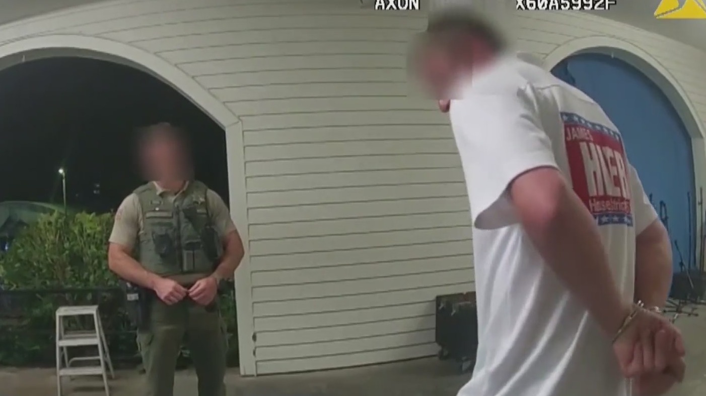 Body camera footage shows Oregon state lawmaker James Hieb’s arrest ...