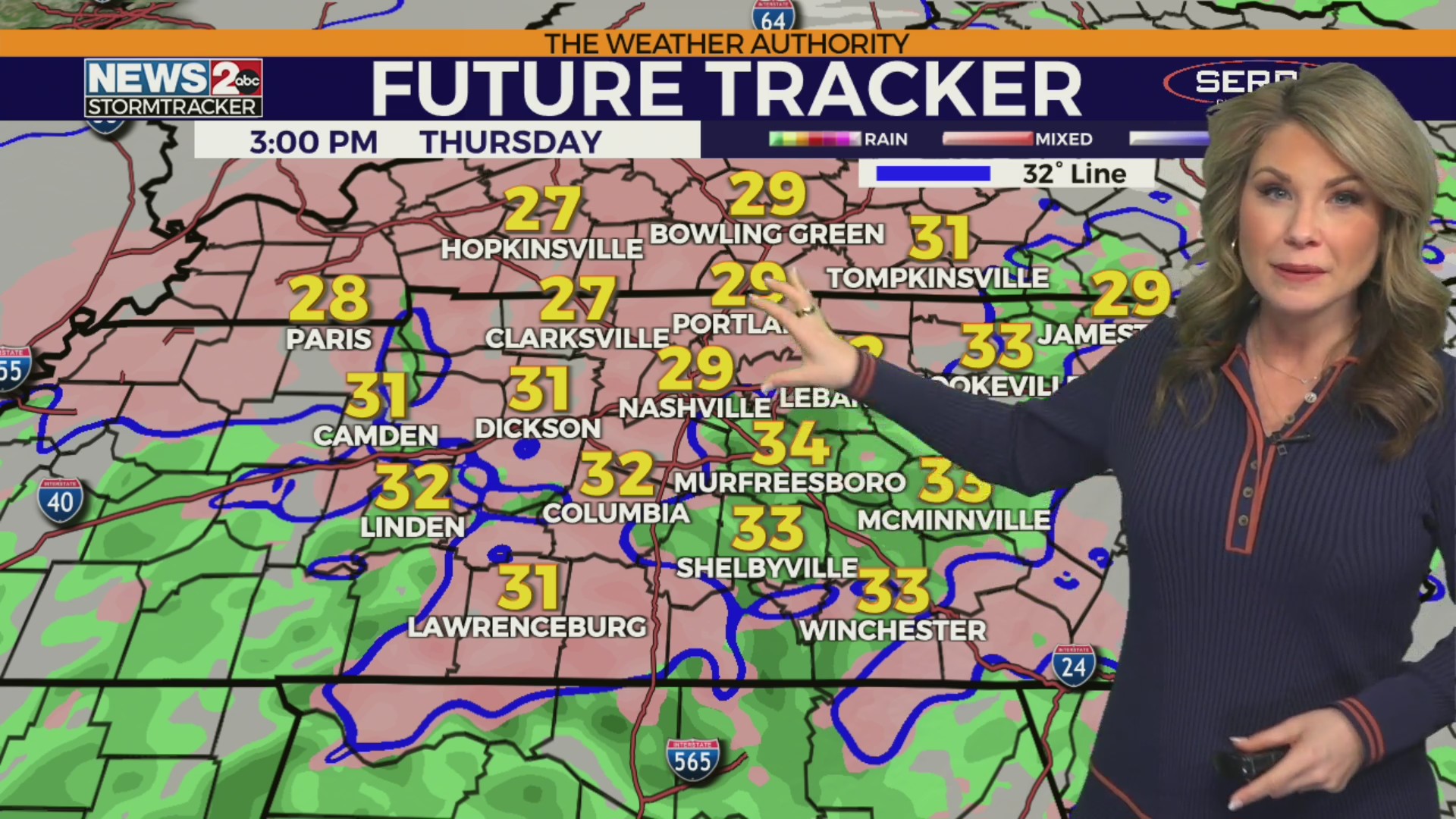 Jan 17th Midday Forecast – WKRN News 2