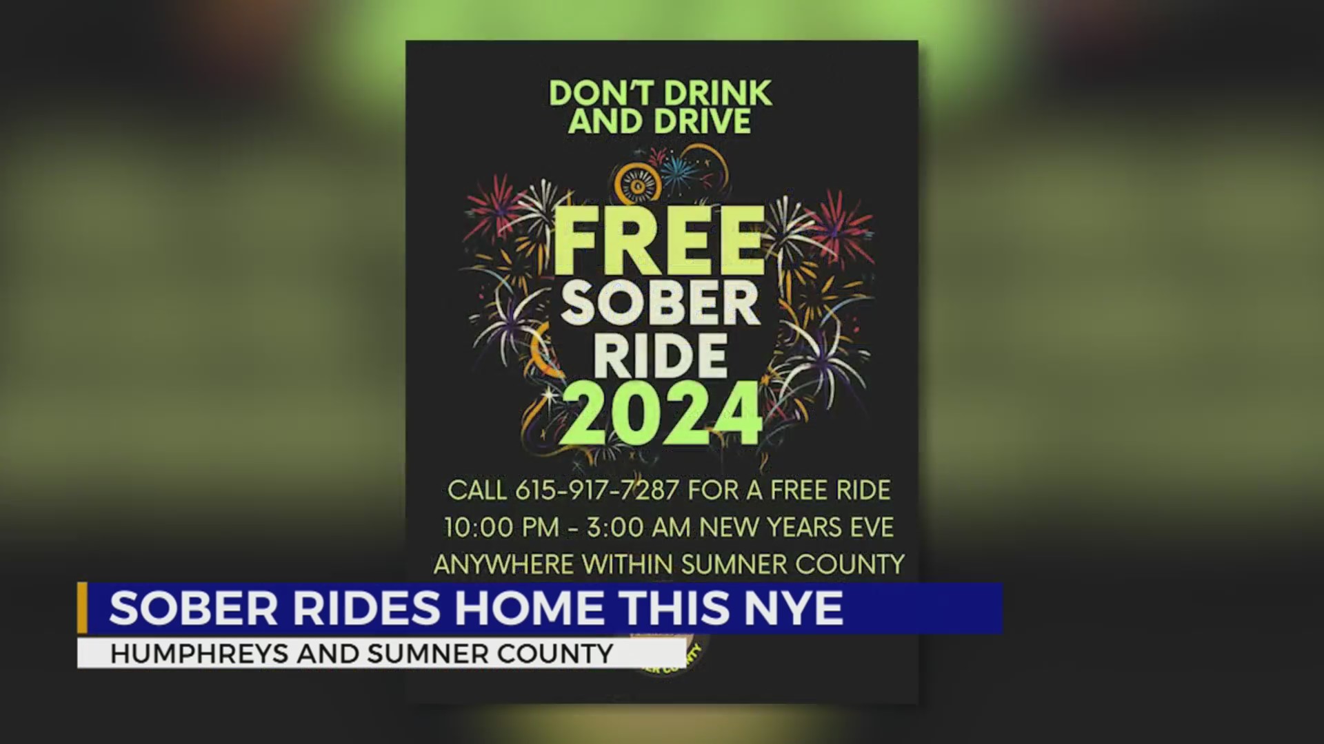 Authorities offering sober rides home on New Year’s Eve in Humphreys ...