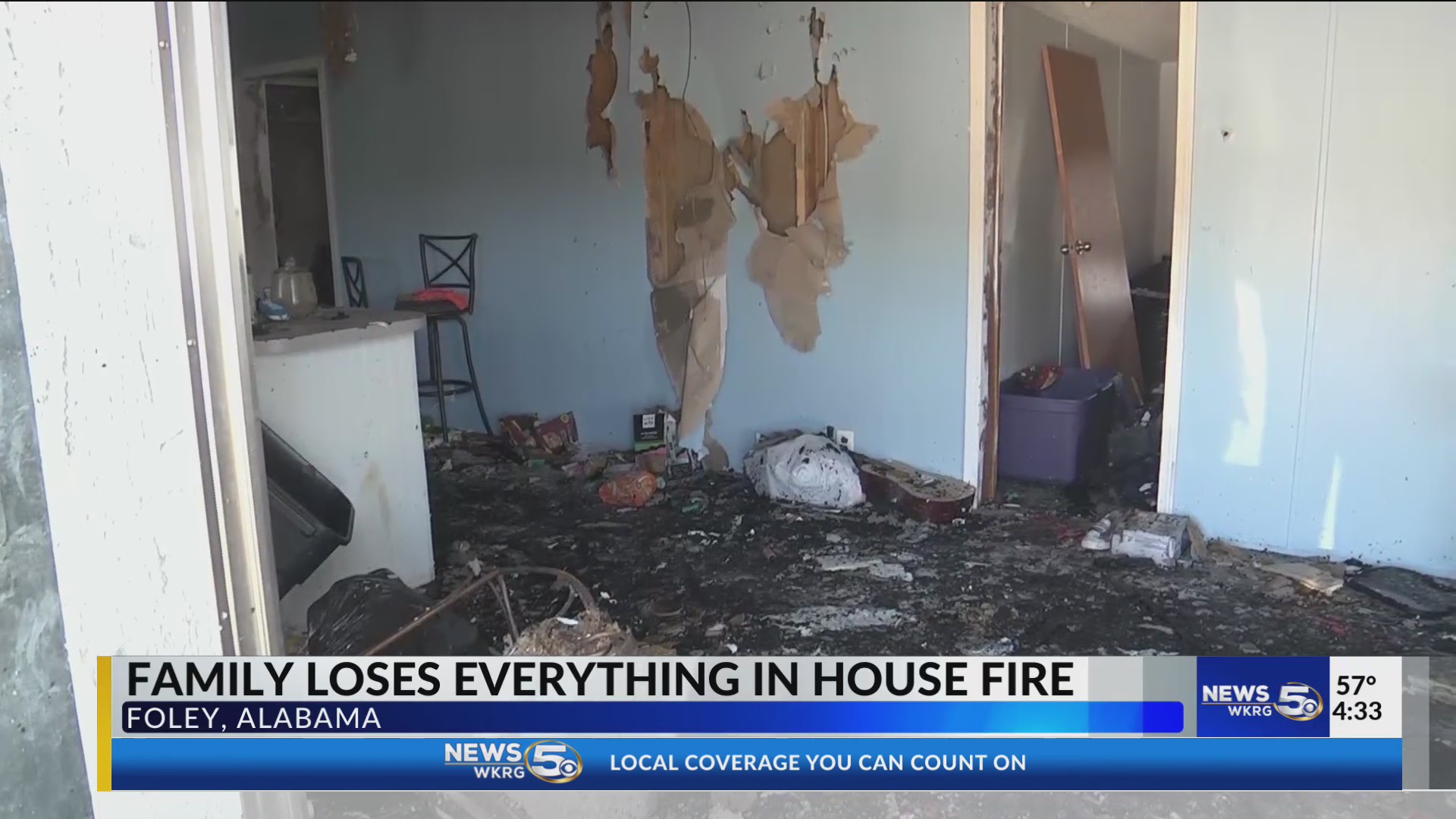 Foley fire leaves family of 7 homeless and without all their belongings ...