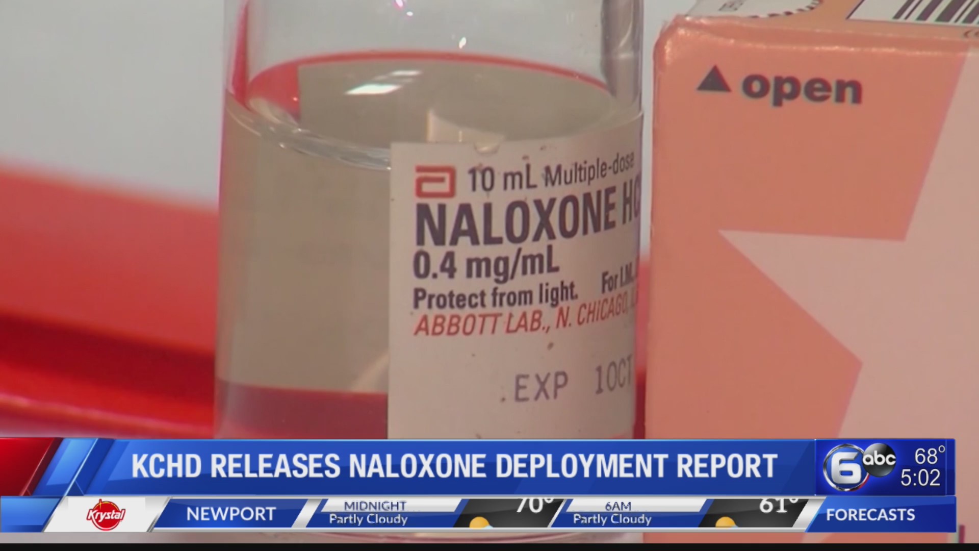 KCHD releases naloxone deployment report – WATE 6 On Your Side