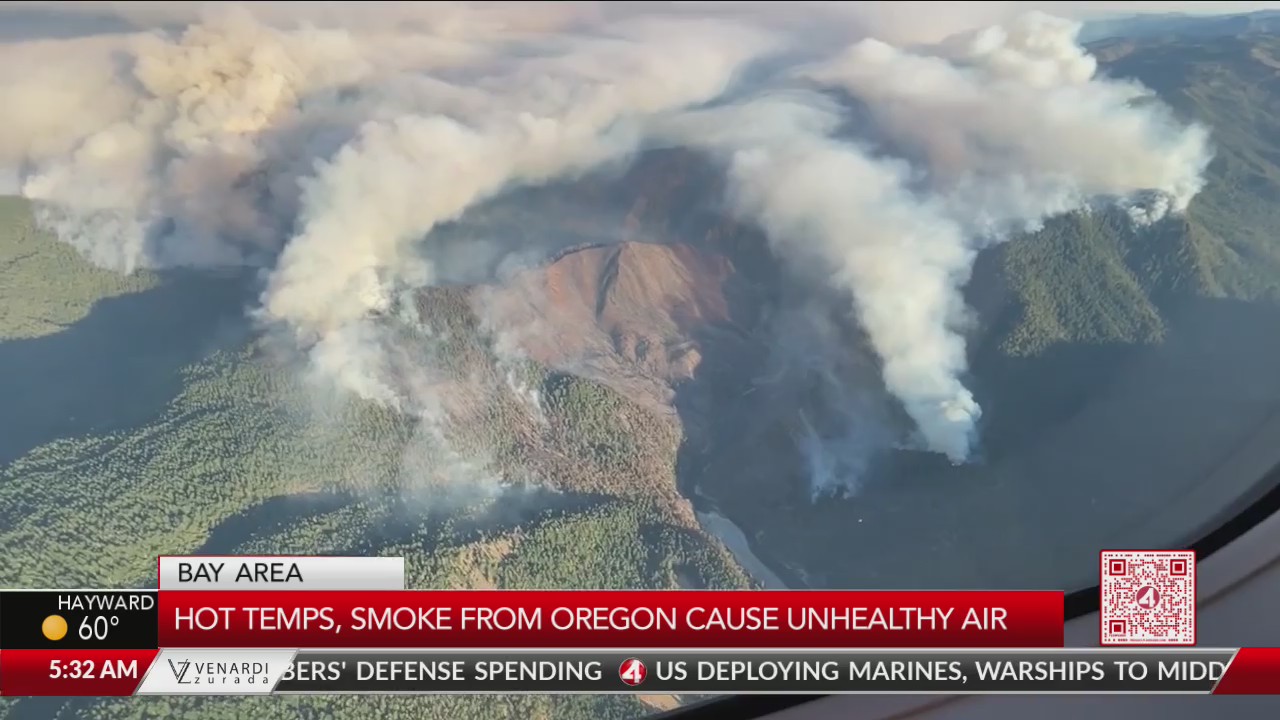 Hot temperatures and smoke from Oregon wildfires causing unhealthy air ...