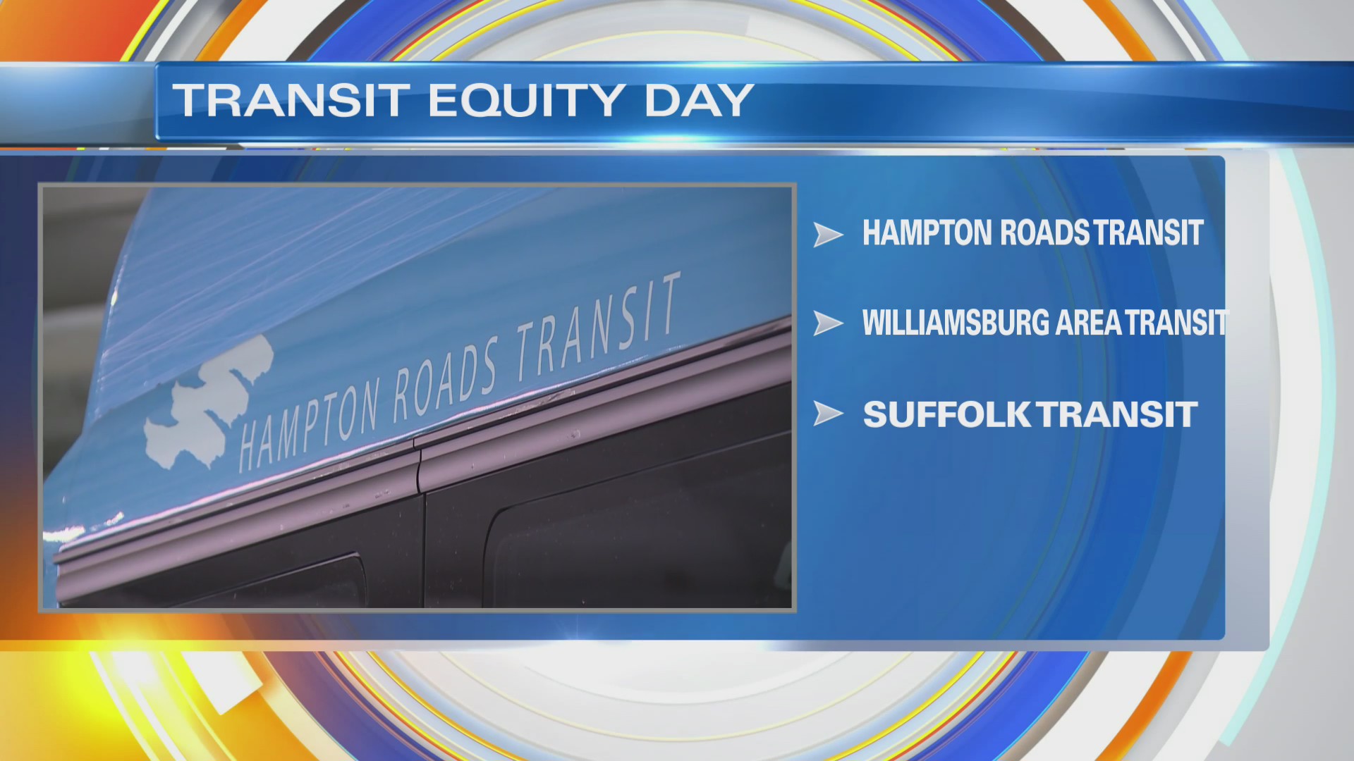 HRT, WATA offering free service on Transit Equity Day – WAVY.com