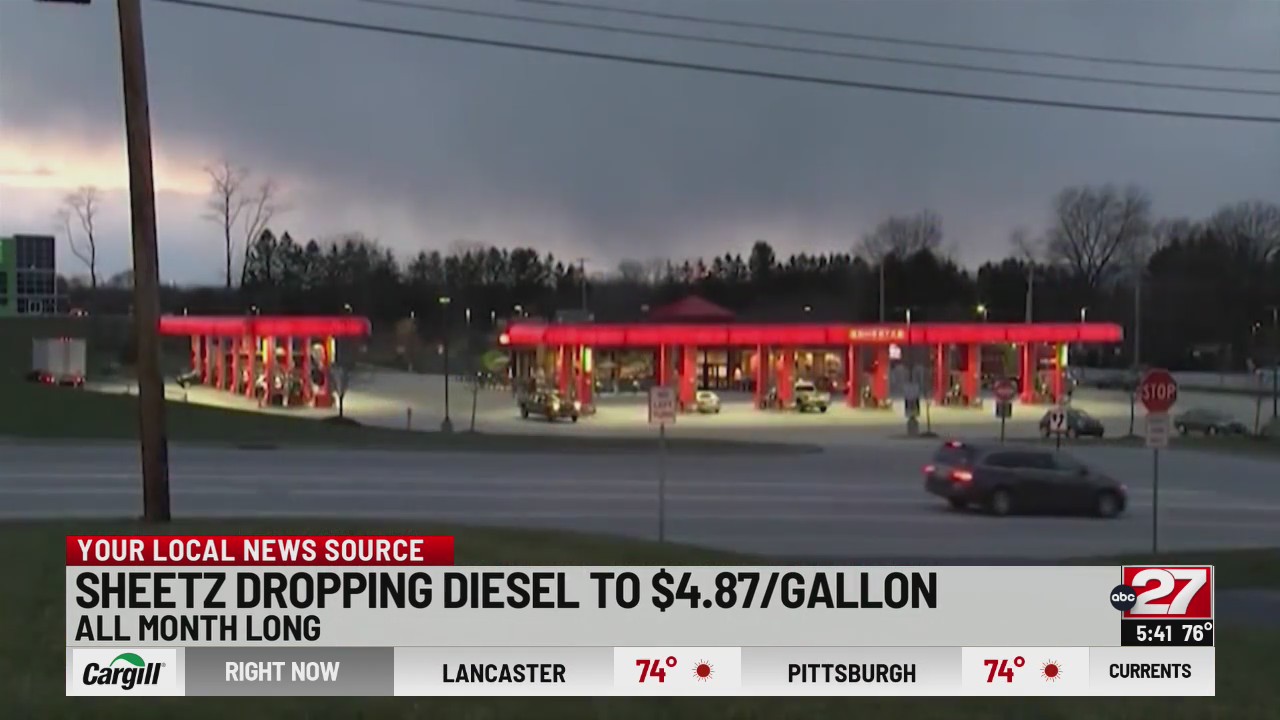 Sheetz diesel fuel deal for Sept. – ABC27