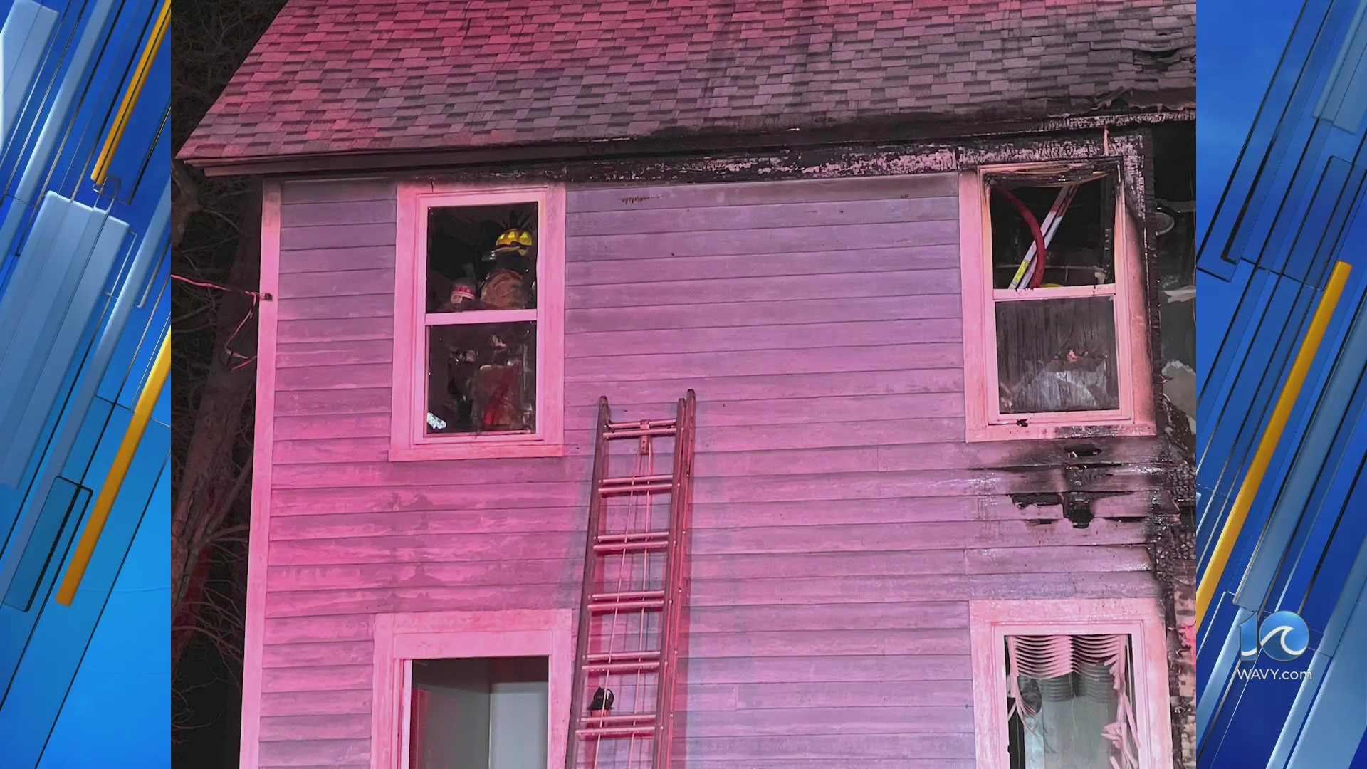 Firefighter fell through ceiling during house fire in Accomack County ...