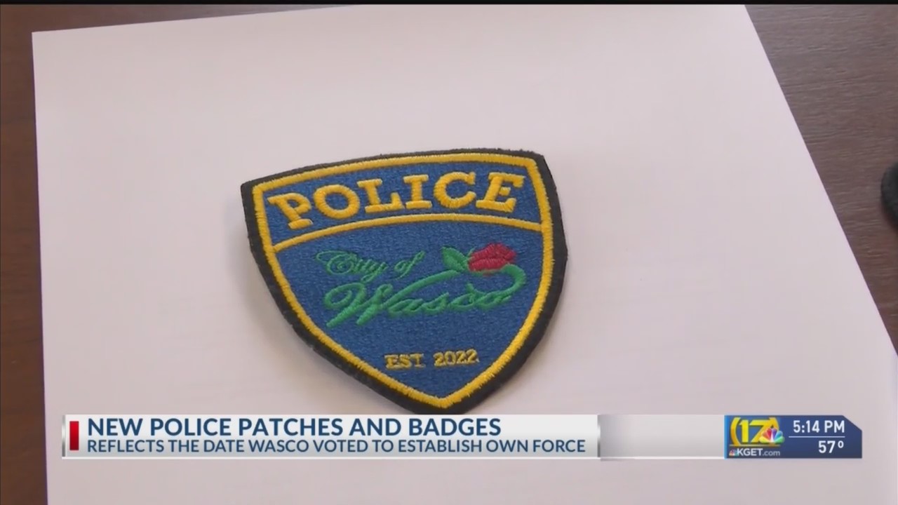City of Wasco unveils designs of badges, patch for future police ...