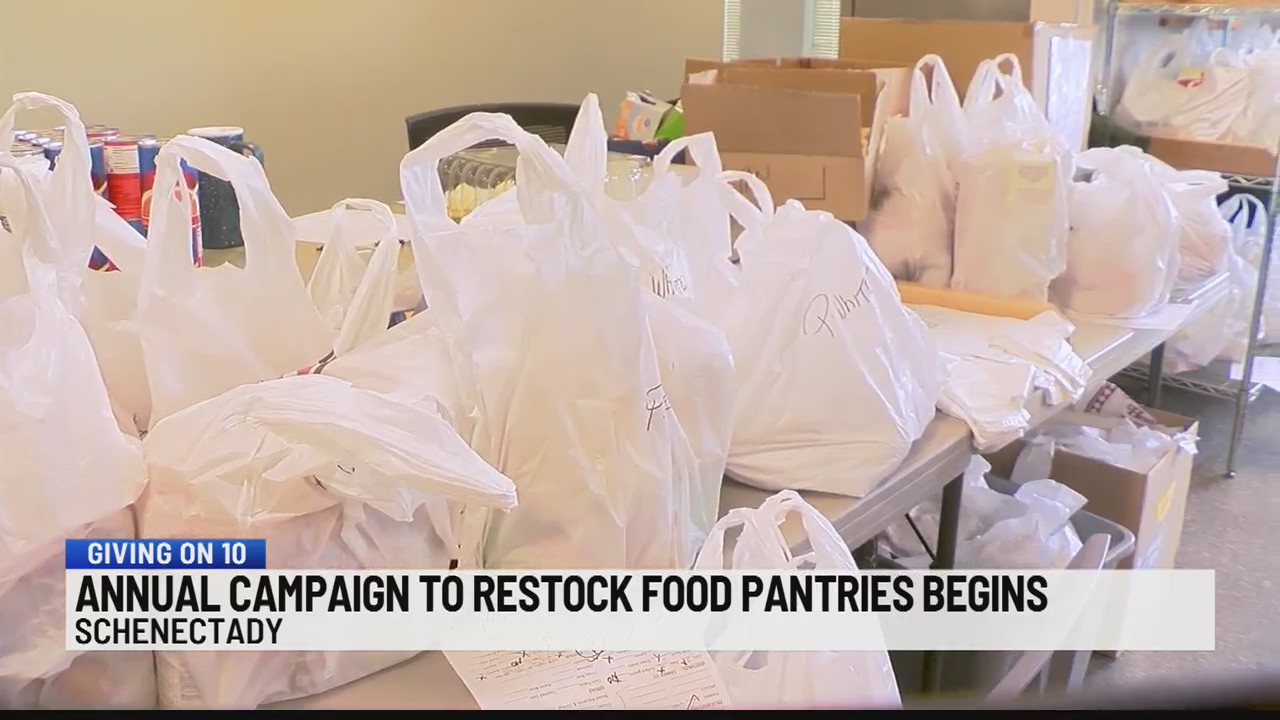 #GivingOn10: Annual campaign to restock food pantries begins – NEWS10 ABC
