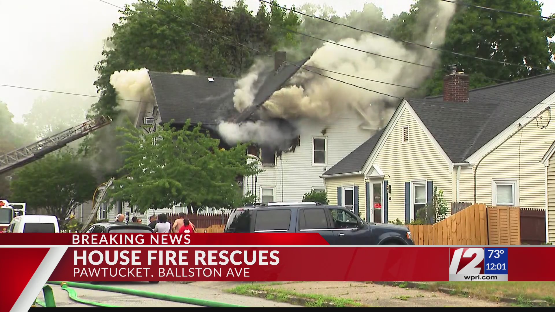 Pawtucket house fire sends 2 to hospital – WPRI.com