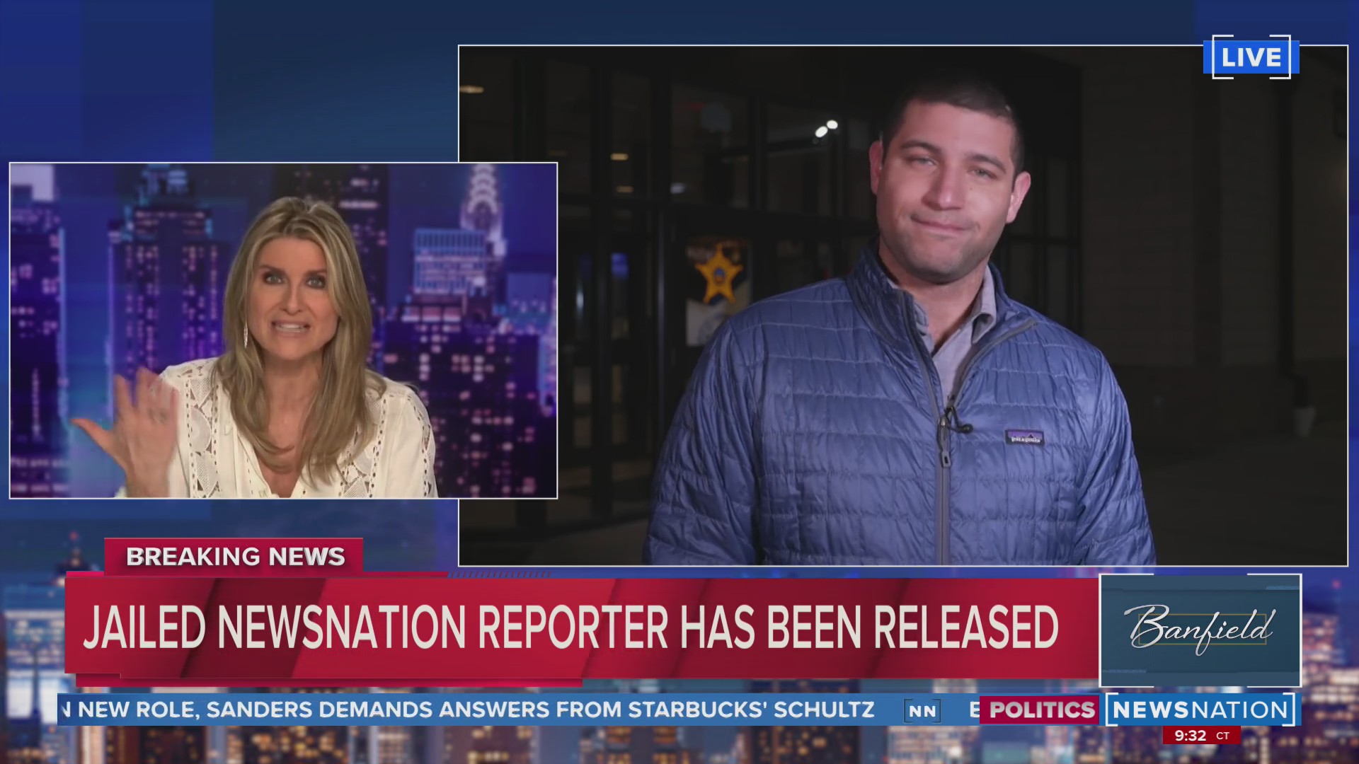 Jailed NewsNation reporter released from jail | Banfield – NewsNation