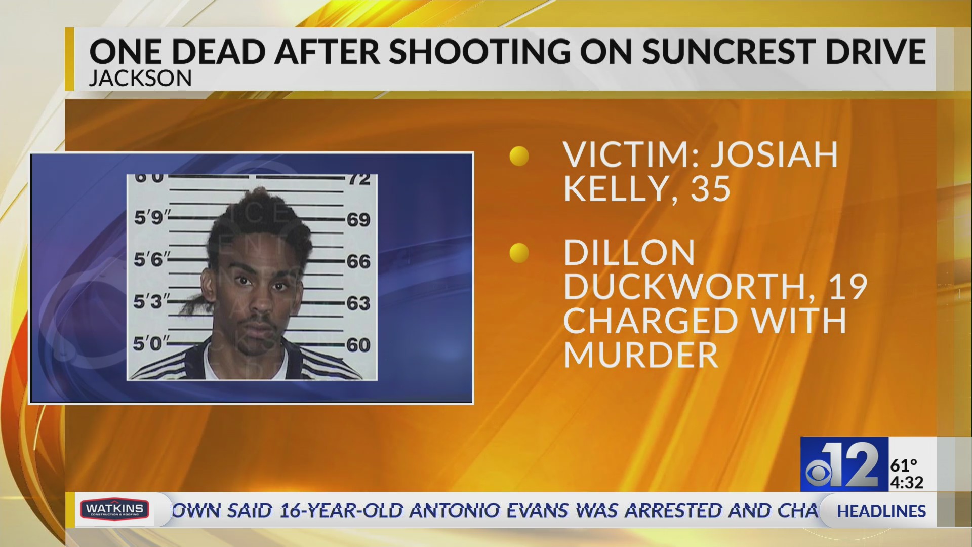 19-year-old charged with murder in Jackson shooting – WJTV