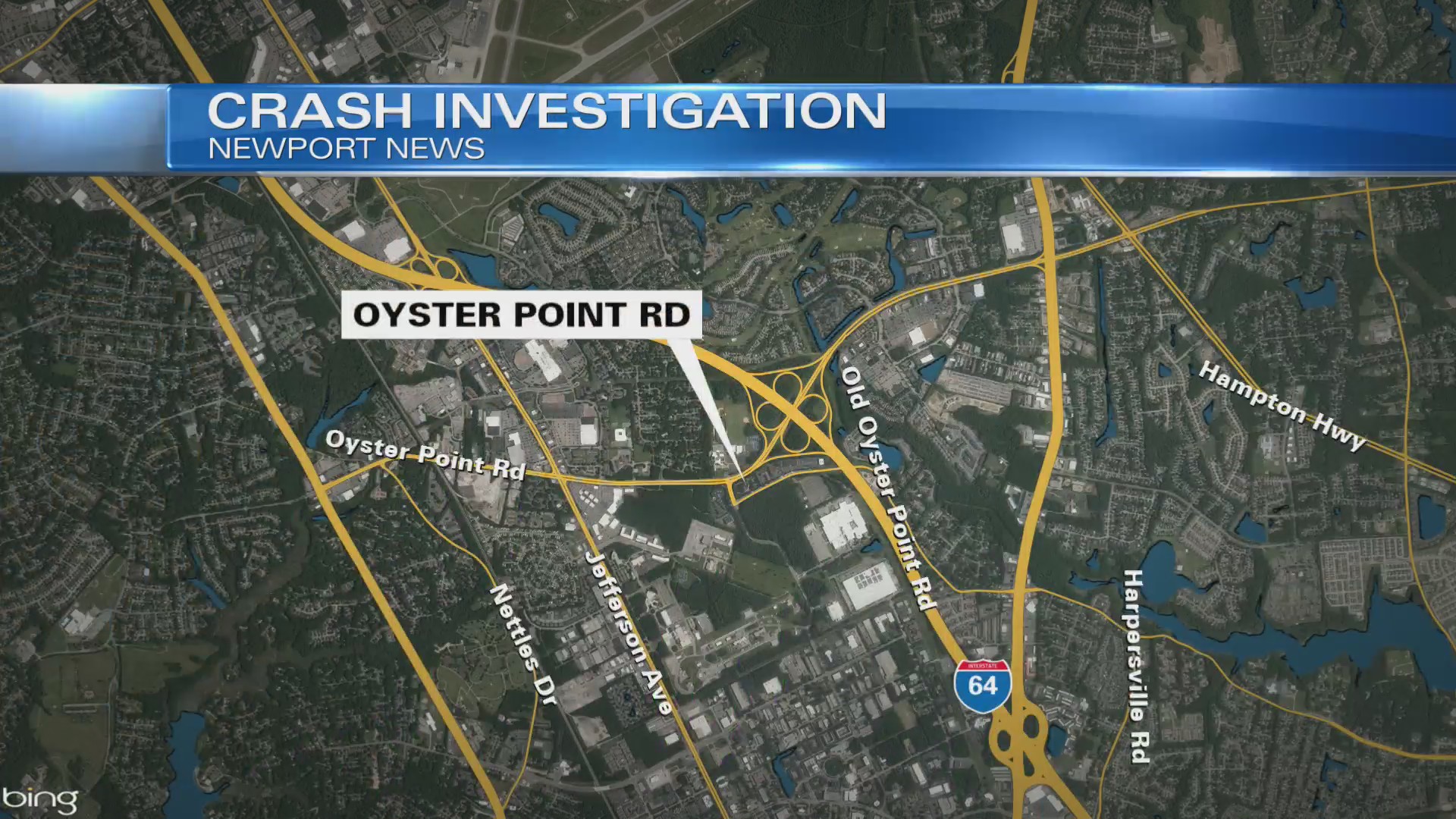 Multi-vehicle crash on Oyster Point Rd. sends 2 to hospital – WAVY.com