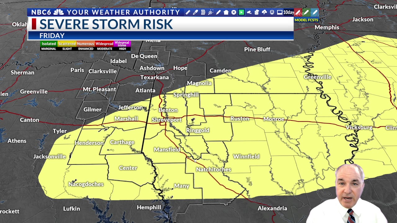 Another warm up, some severe storms, & more chill – KTALnews.com
