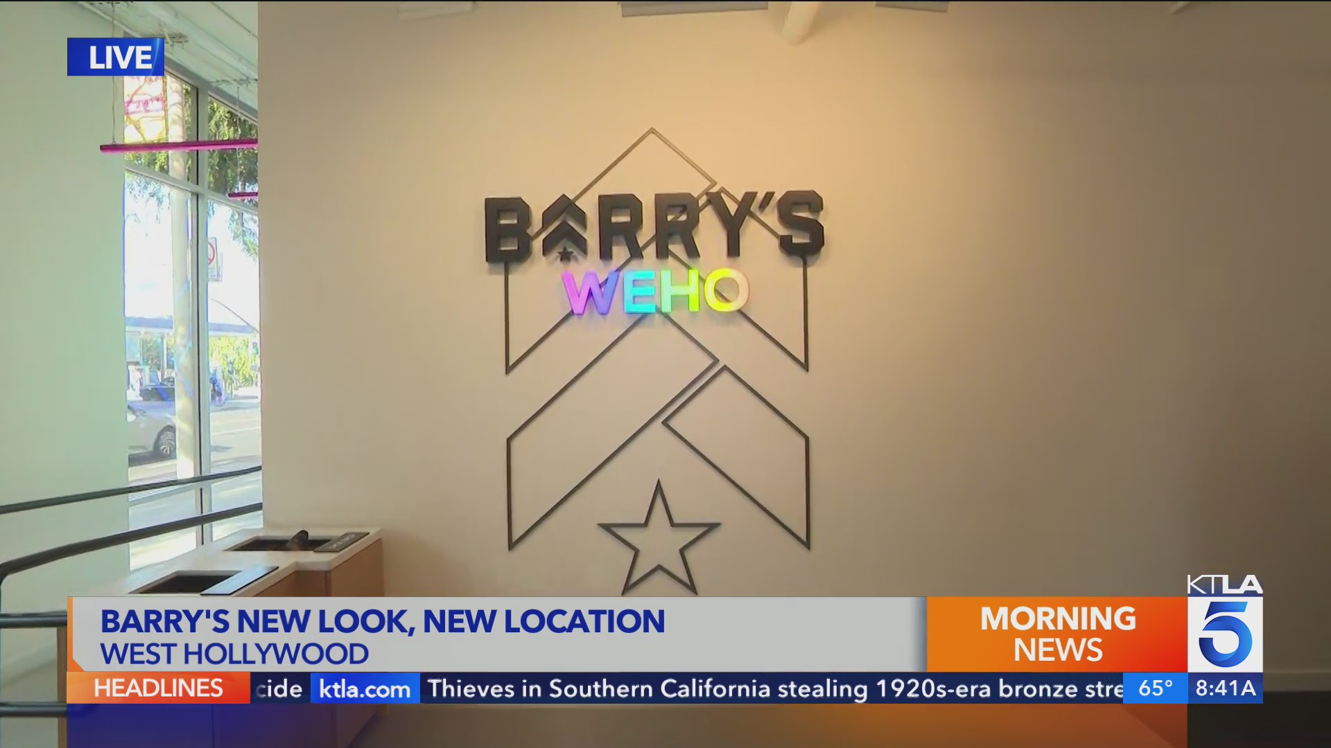 Barry’s in WeHo unveils fresh look and new location – KTLA