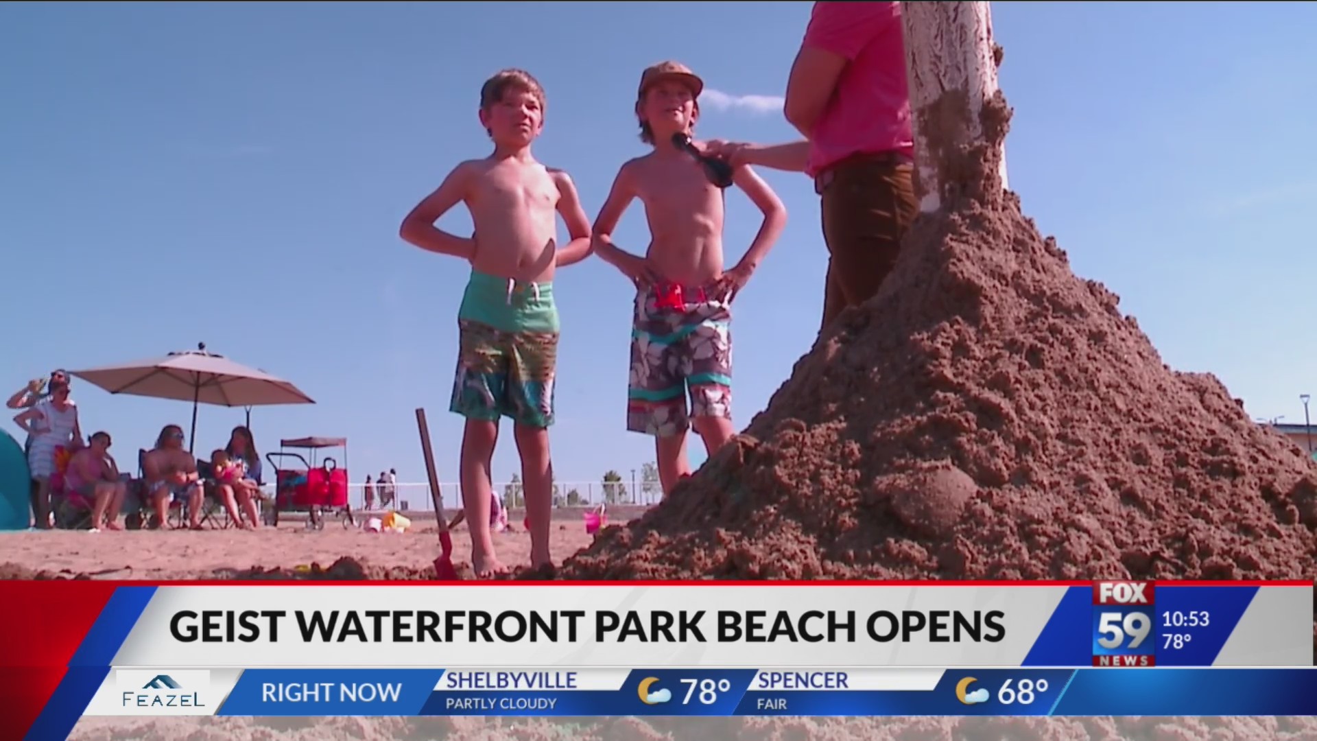 Geist Waterfront Park gets plenty of visitors on Memorial Day – Fox 59