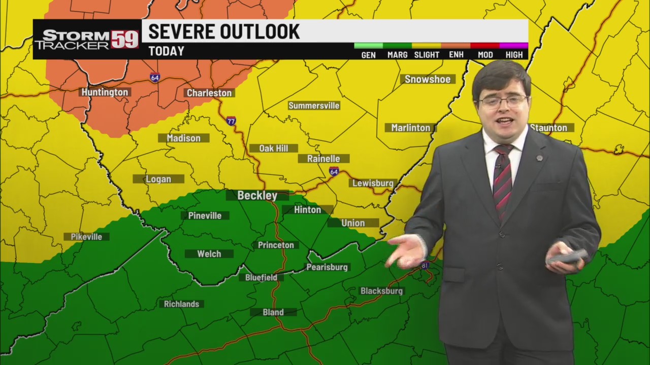 Thursday brings back severe weather threat; scattered showers linger ...