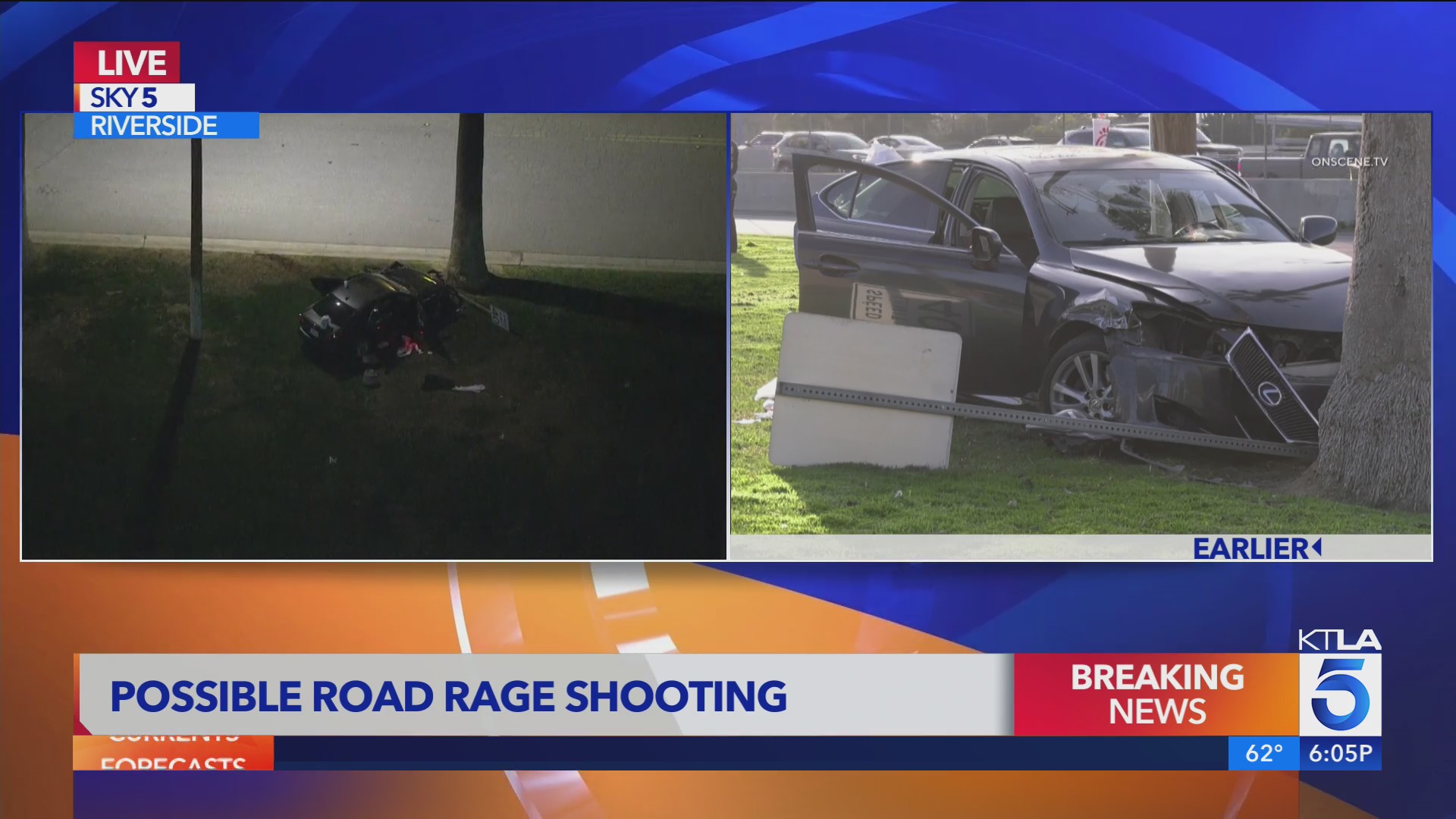 Man critically wounded in possible road rage shooting in Riverside – KTLA