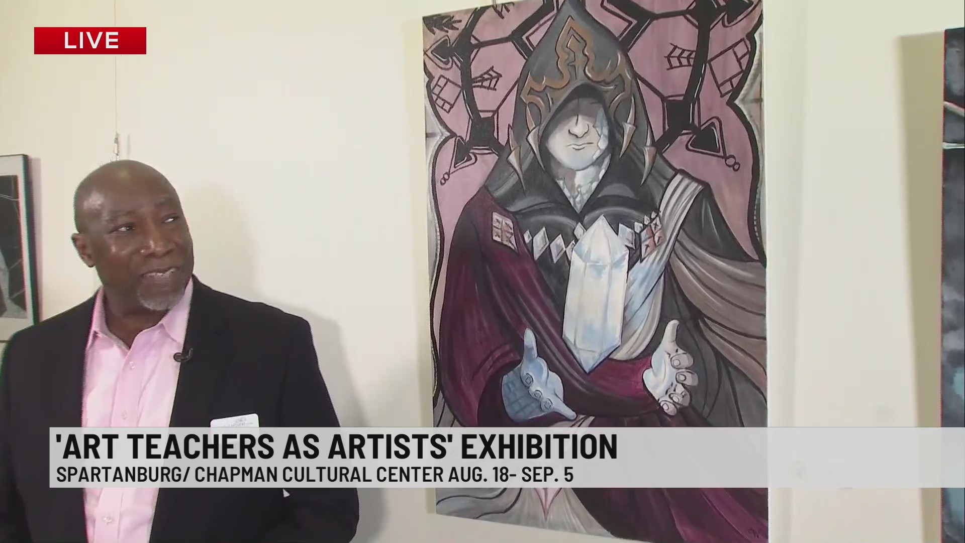 See work on display from local art teachers at Chapman Cultural Center ...