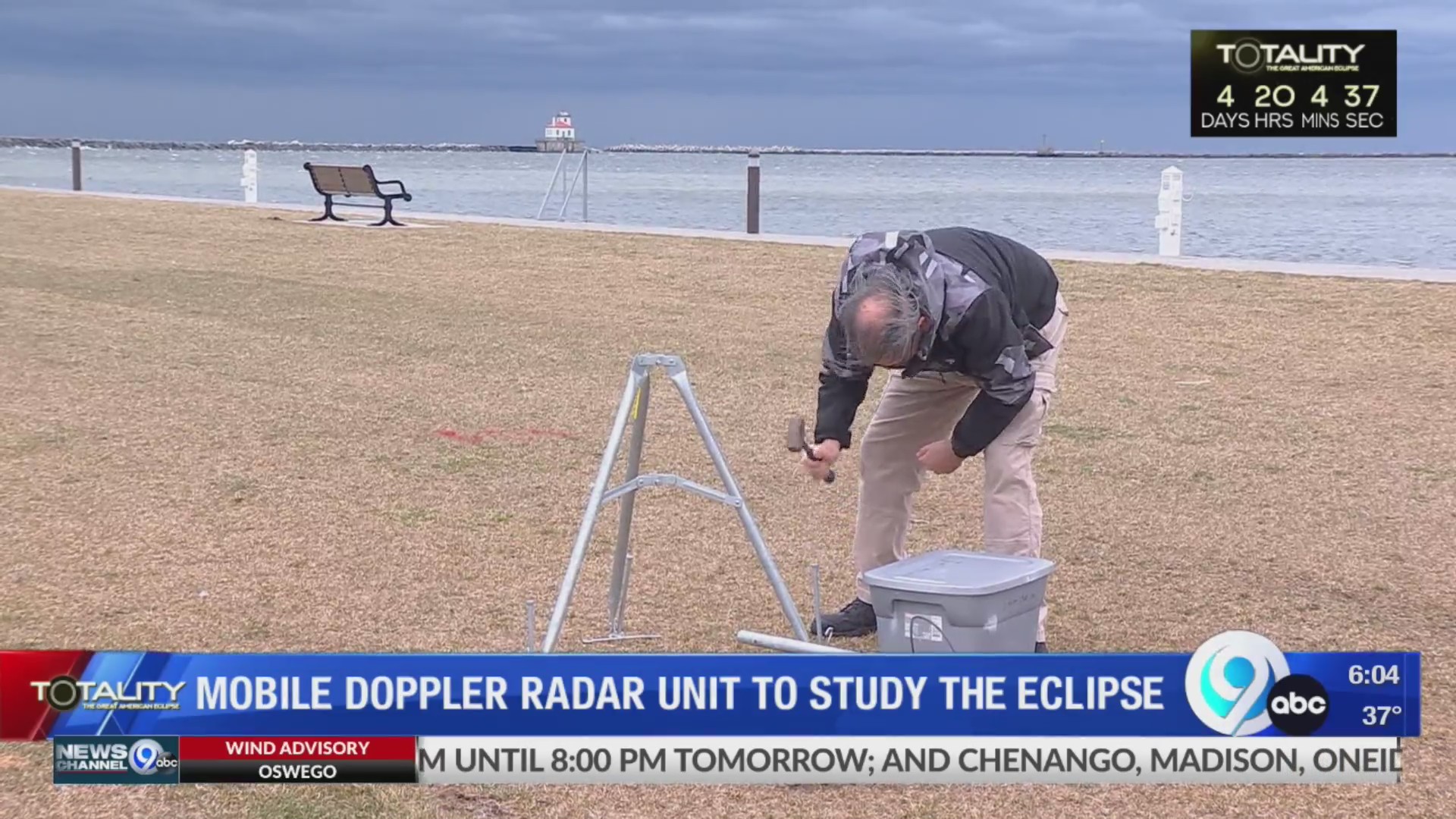 Mobile Doppler radar unit to study the eclipse at SUNY Oswego – WSYR