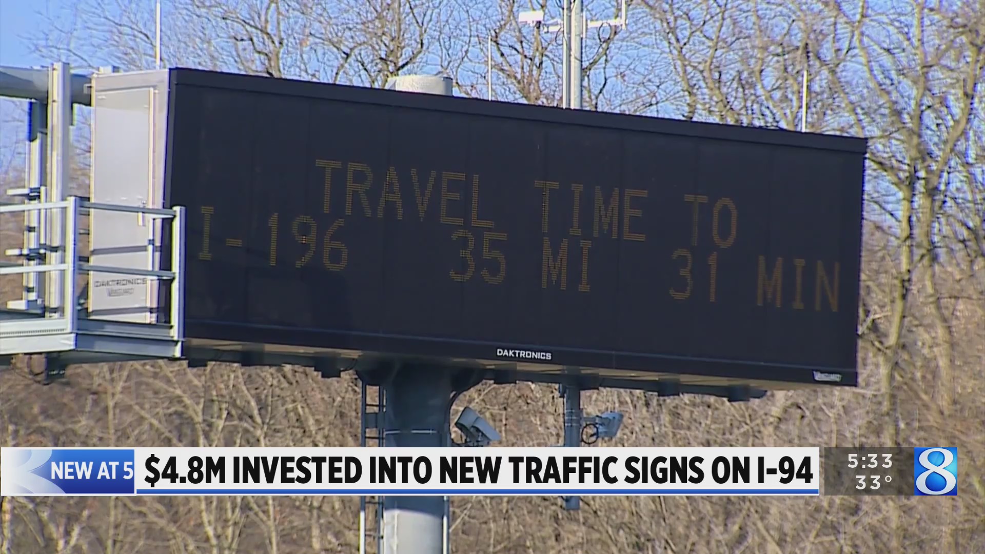 MDOT updates I-94 message boards with graphics features – WOODTV.com