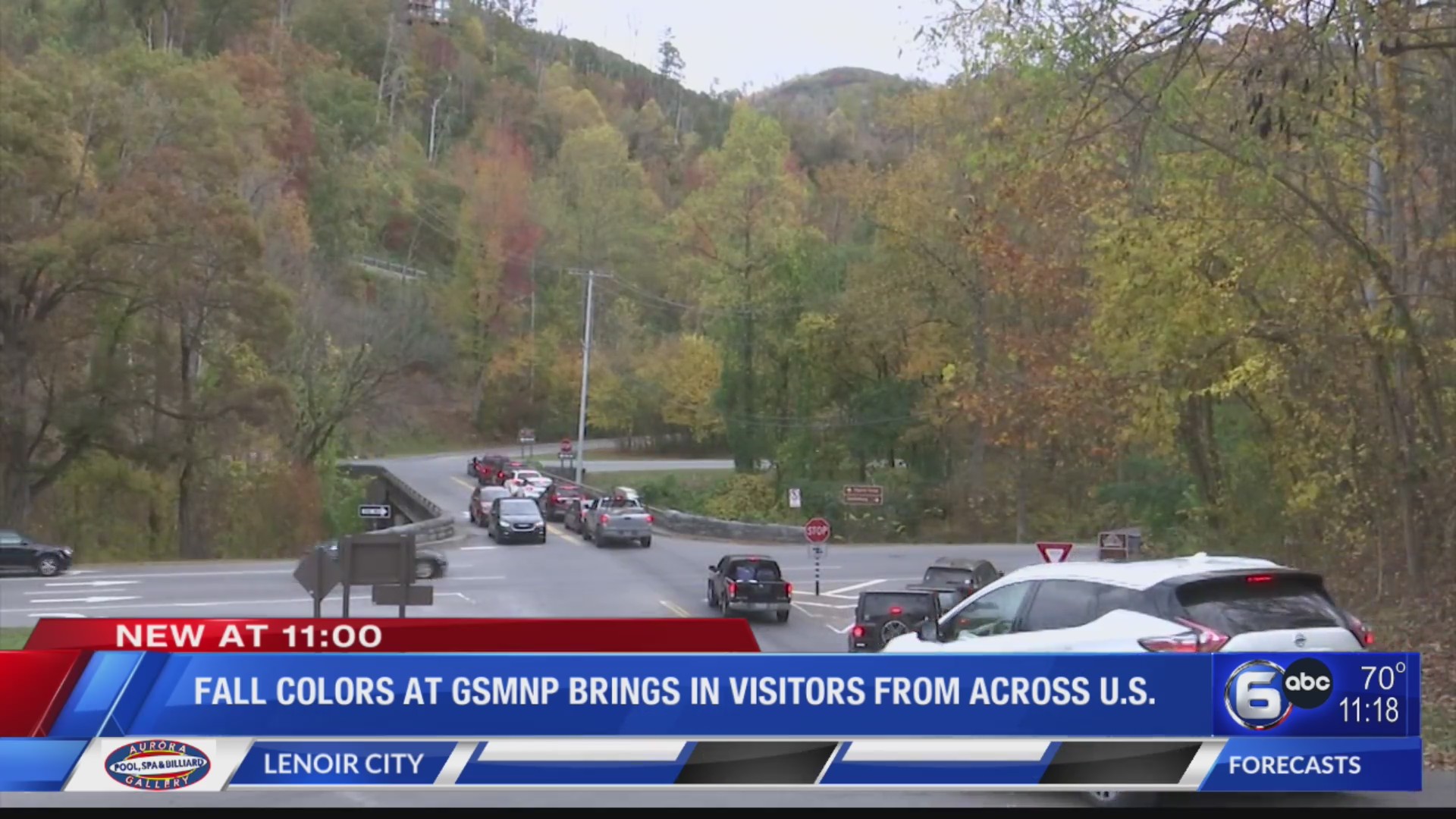 Fall Colors at GSMNP Brings In Visitors from Across U.S. – WATE 6 On ...