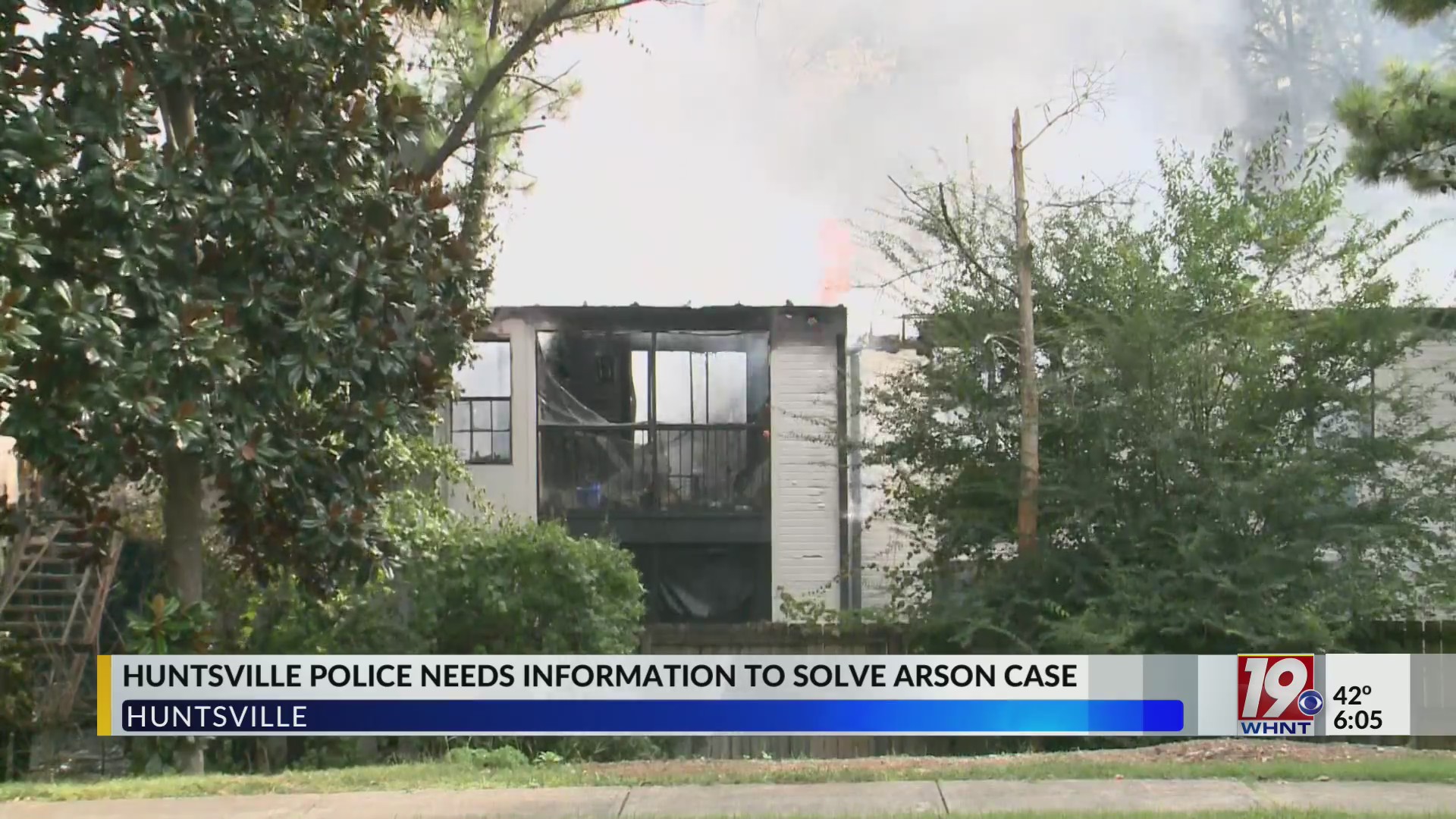 Huntsville Police Department Needs Information to Solve Arson Case ...