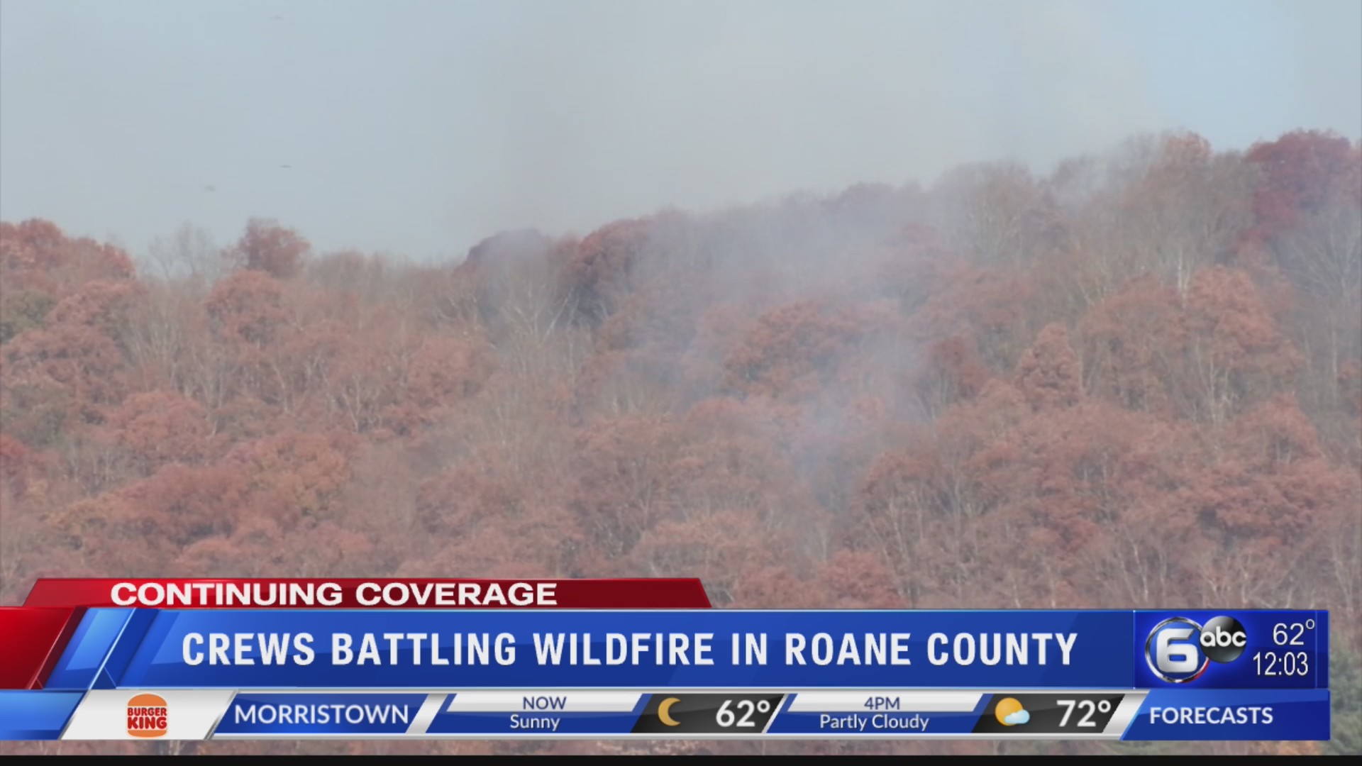 Crews battling wildfire in Roane County – WATE 6 On Your Side