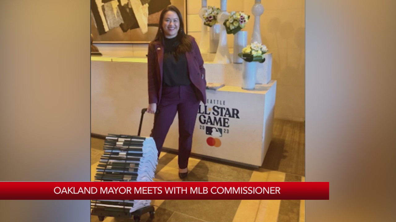 Oakland mayor meets with MLB commissioner – KRON4