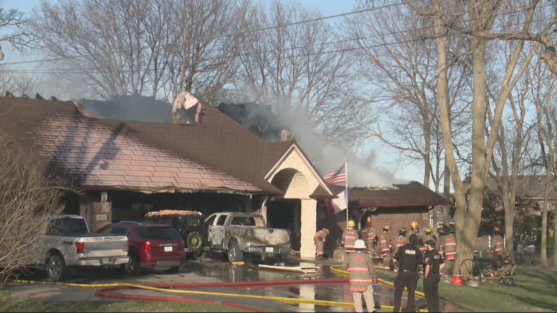 Roof collapses on Ankeny home during fire – who13.com
