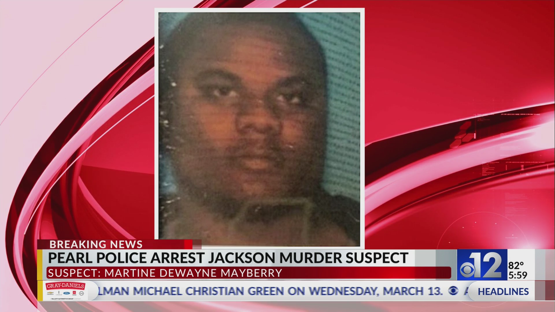 Jackson murder suspect arrested after traffic stop in Pearl – WJTV