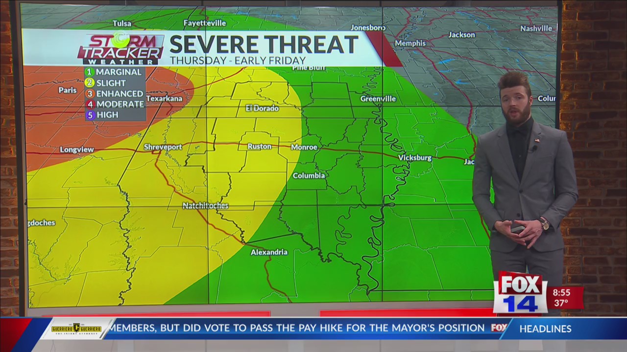 Meteorologist Trey Tonnessen: Severe Risk, Cold Start, Damaging Winds ...