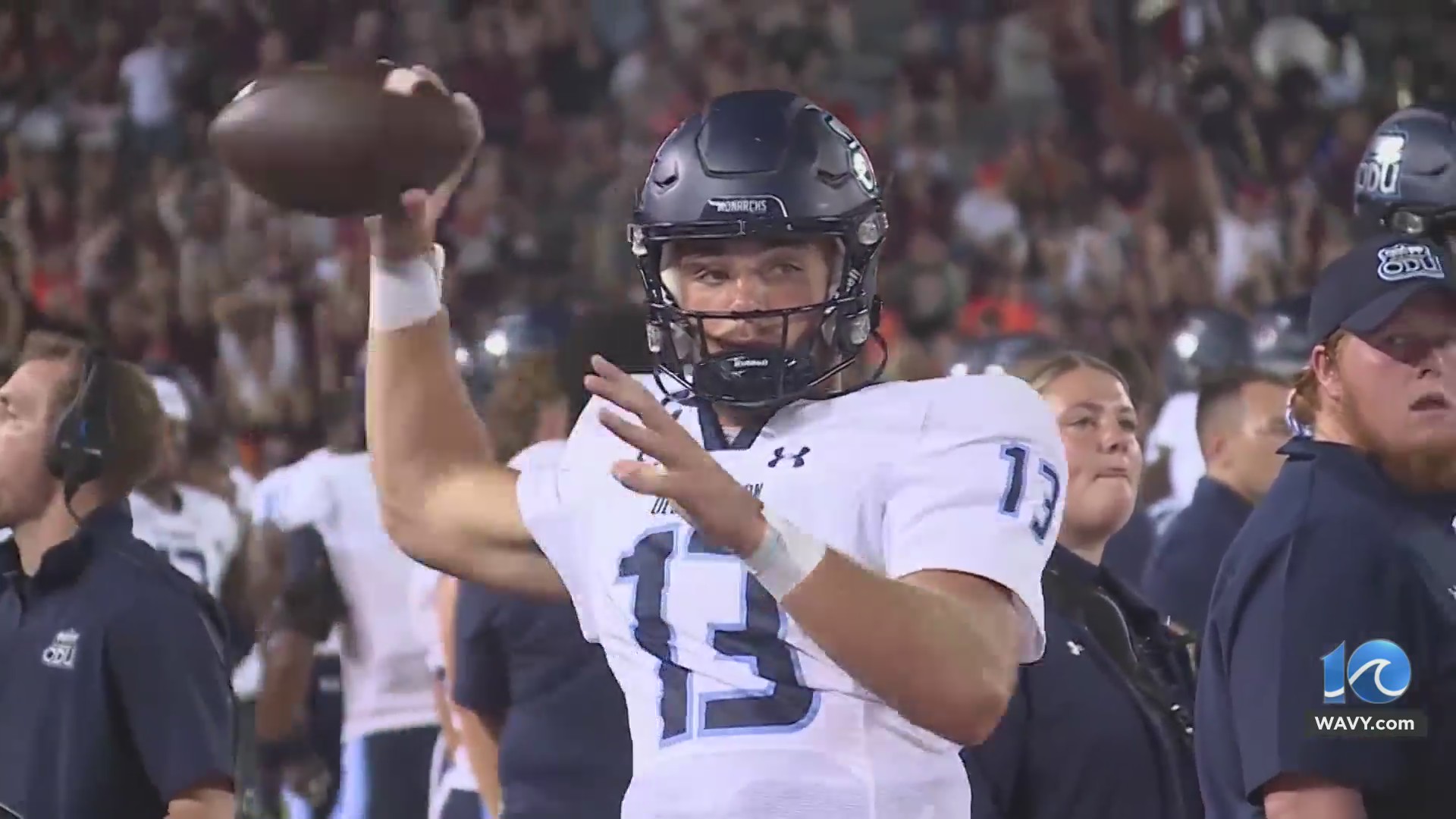 ODU falls to Virginia Tech 36-17 in season opener – WAVY.com