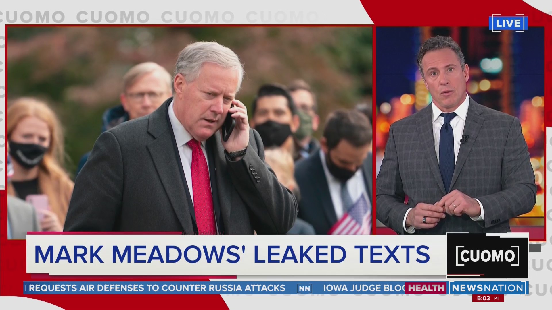 Texts leaked between Mark Meadows and other GOP | CUOMO – NewsNation