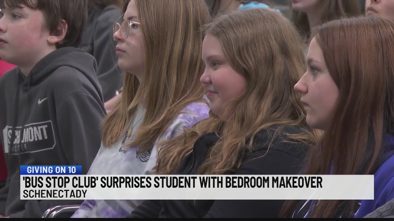 Bus Stop Club surprises student with bedroom makeover – NEWS10 ABC