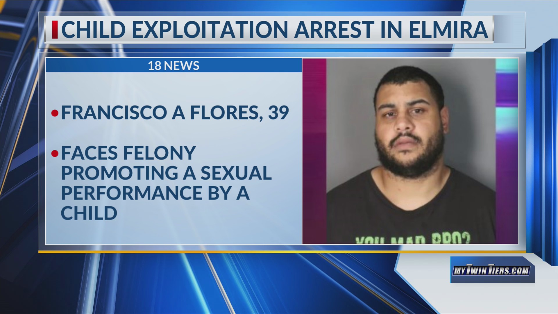 Elmira man arrested after incident of child exploitation – WETM ...