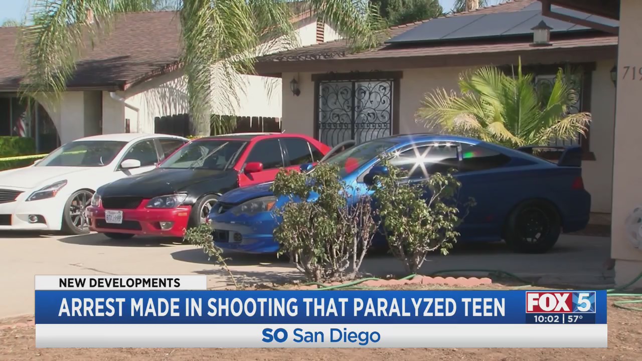 Arrest Made In Shooting That Paralyzed Teen – FOX 5 San Diego & KUSI News