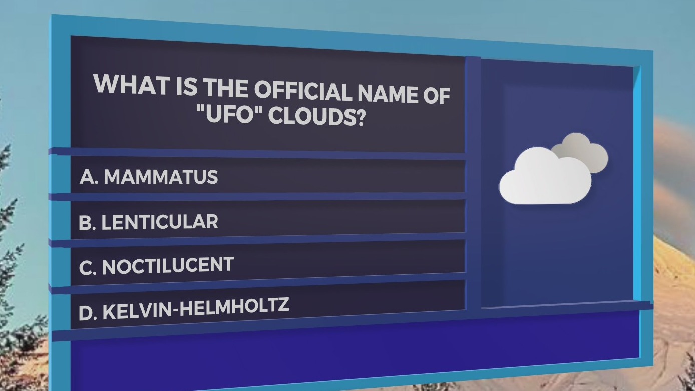 Weather Trivia Tuesday: UFO Clouds – KOIN.com