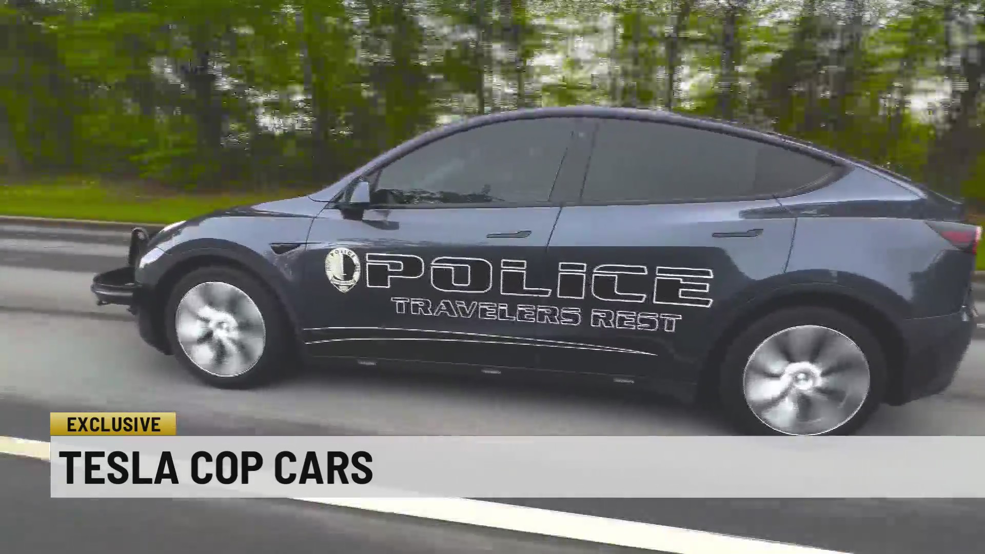 Going green: Upstate police department adds Tesla to fleet of patrol ...