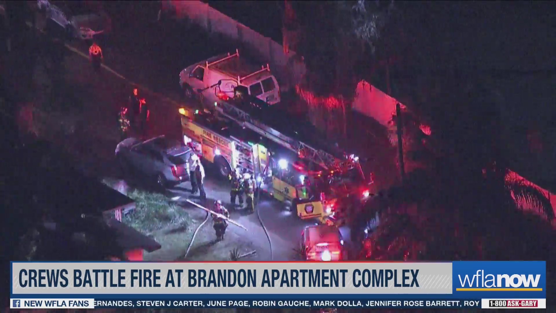 Crews battle fire at Brandon apartment complex – WFLA