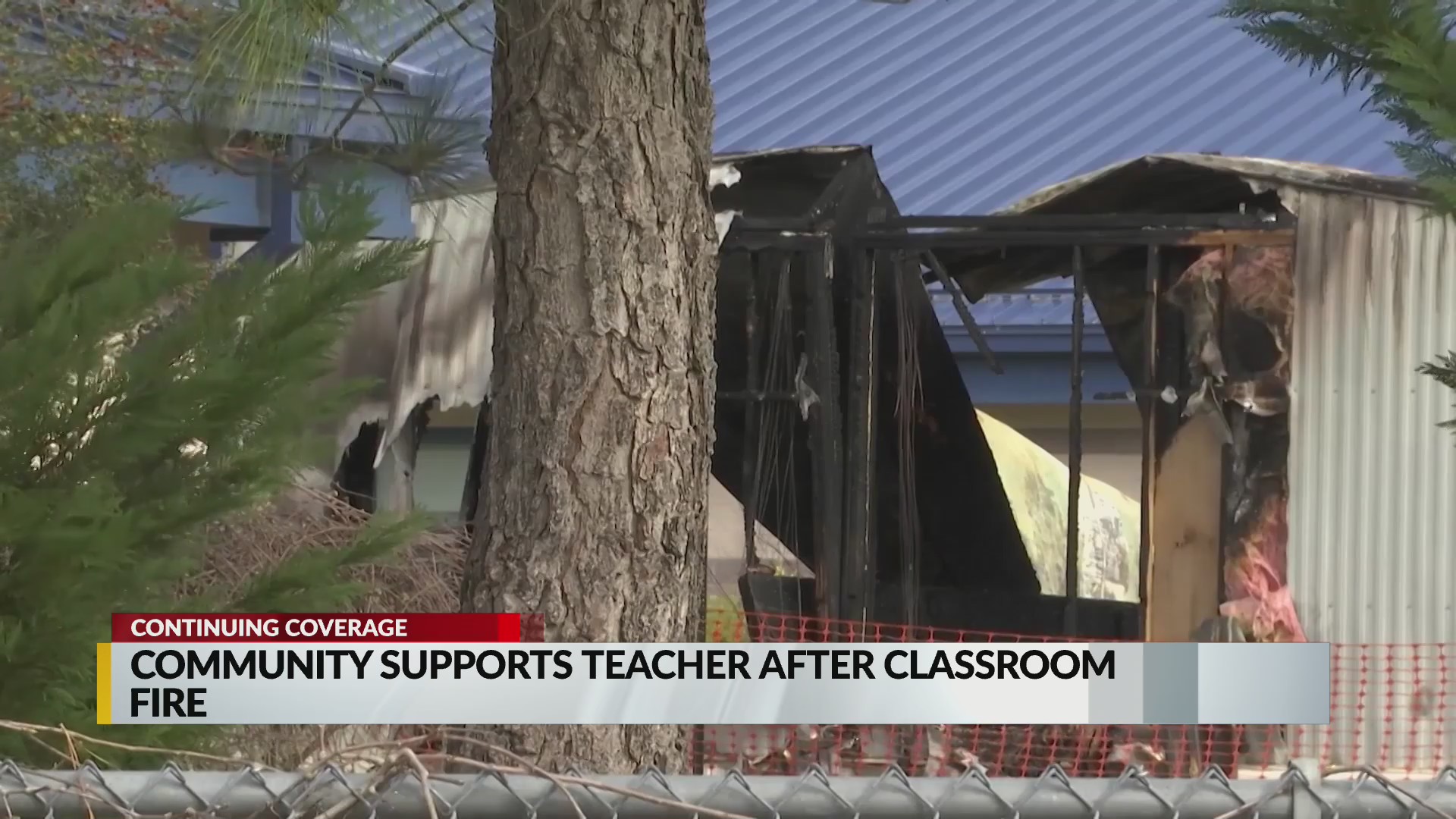 Teacher who lost classroom in fire receives outpouring of support – WNCT
