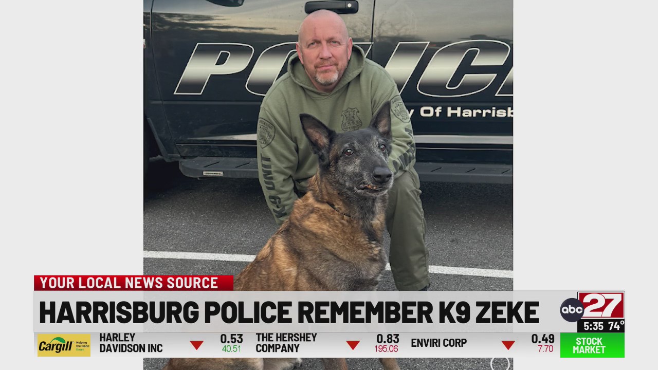 Retired Harrisburg police K9 passes away – PAhomepage.com
