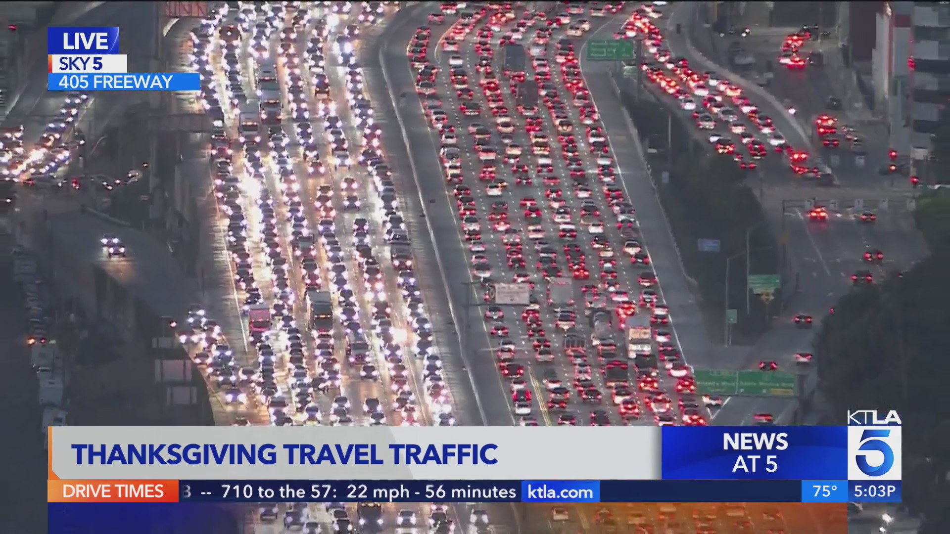 SoCal residents prepare for record-breaking Thanksgiving traffic this ...